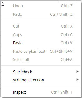 Shortcut Menus and Keyboard Shortcuts